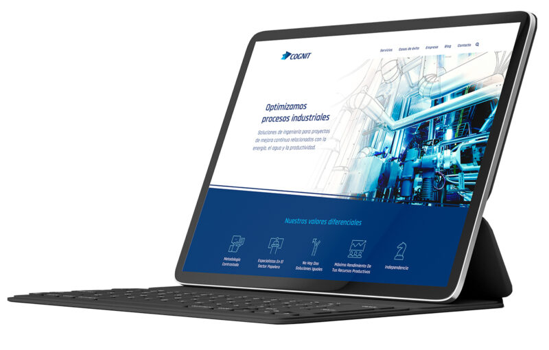 Cognit, soluciones de ingeniería - Zonsai | Diseño web Zaragoza